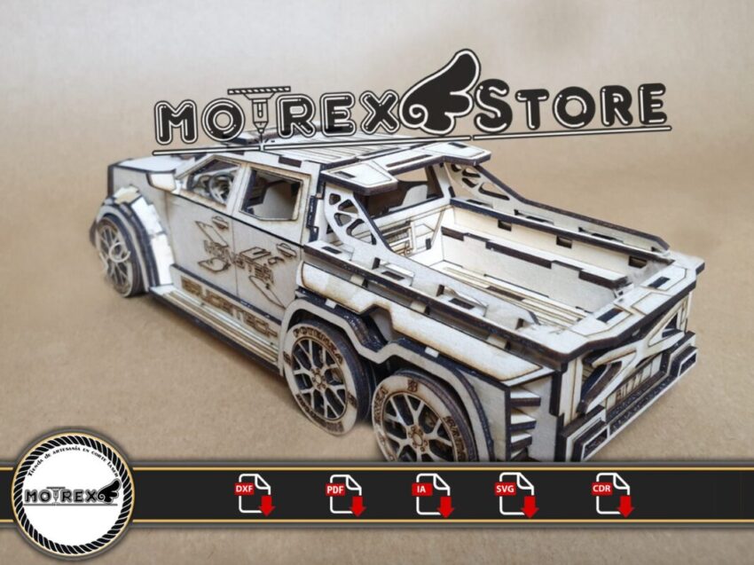 Archivos Mercedes Monster 3mm - Archivos DXF, AI, CDR, PDF, SVG - Files NC