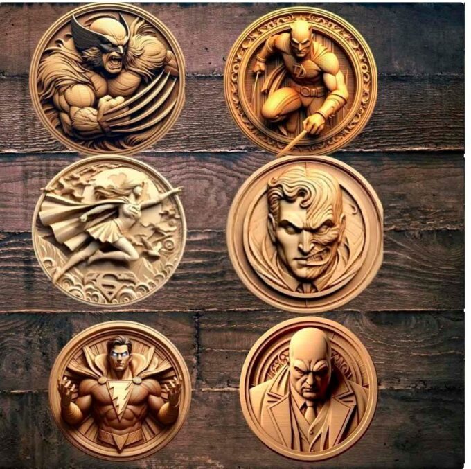 Paquete de Diseños de Cómics para Grabado Láser CNC - Pack Creativo y ...