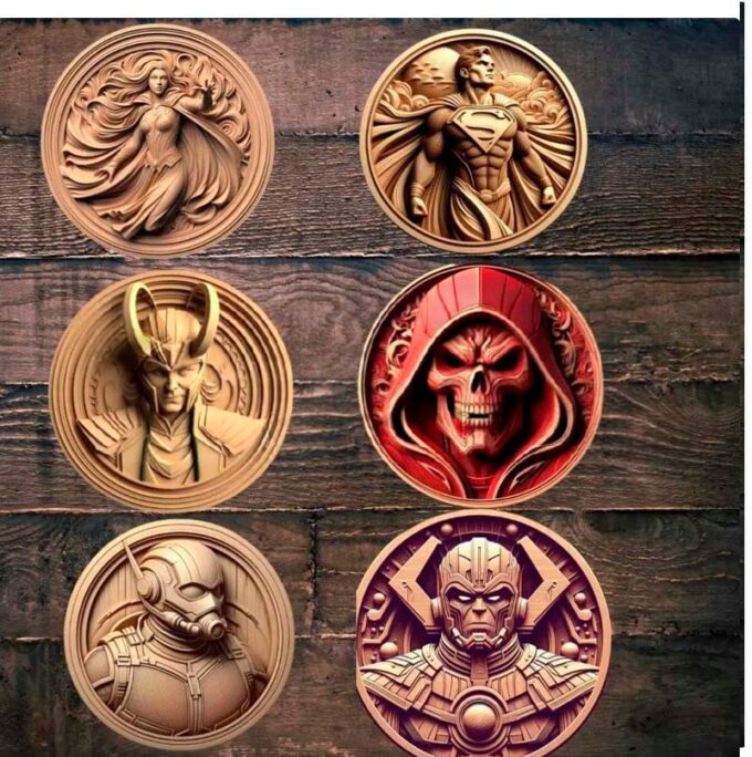 Paquete de Diseños de Cómics para Grabado Láser CNC - Pack Creativo y ...