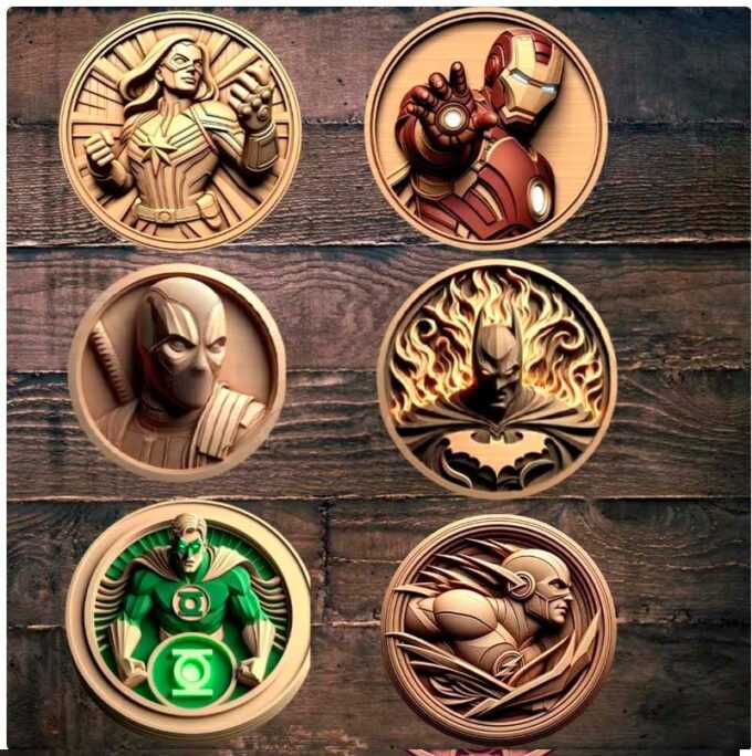 Paquete de Diseños de Cómics para Grabado Láser CNC - Pack Creativo y ...